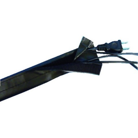 【商品詳細】●マジックテープタイプの保護チューブです。●ケーブルを包むようにして使用します。●マジックテープタイプなので、専用工具不要です。●シート内にポリエステルクロスが入っているので、裂傷にも強靭です。●ケーブルの保護に。●色：黒●内径...