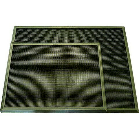 【商品詳細】●マット表面が微細且つ柔軟なフィンガーに覆われており、摩擦運動により靴底の汚れを除去します。●周囲の縁部分がフィンガー部よりも高くなっており、消毒液を貯めておく事が出来ます。●人の体重で靴がフィンガー部に僅かに沈み込む事で靴底を...