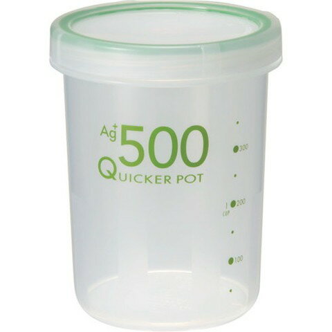 【商品詳細】●パッキン付きの密閉保存で臭い汁漏れを防ぎます。●食洗器、電子レンジ、冷凍に対応しています。●奥行(mm)：95●高さ(mm)：115●幅(mm)：95●容量(ml)：500●SIAA抗菌加工●深型材質／仕上●ポリプロピレン●パ...