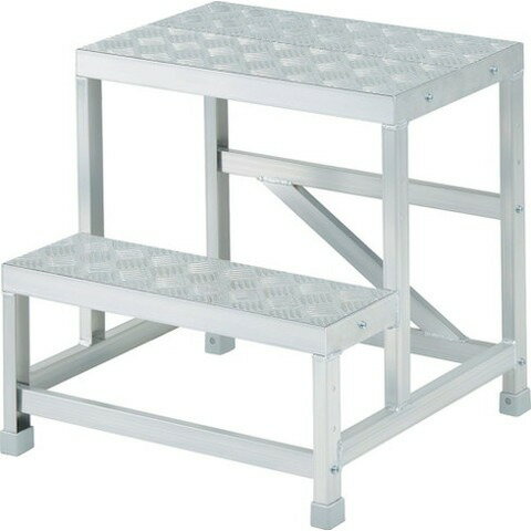 【商品詳細】●付属の工具で簡単に組み立てられる工場向け作業台の定番です。●脚端具は市販のドライバーで簡単に脱着、交換できます。●防滑性に優れる縞板タイプです。●工場や倉庫などでの高所への移動や、手の届かない高さの機械操作や設備メンテナンスな...