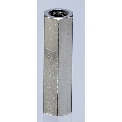 【商品詳細】●プリント基板・アクリルカバーその他部品支持に便利な黄銅サポーターです。●RoHS対応品です。●基板の底上げなど、間隔を作るために。●全長(mm)：5●対辺(mm)：5.5●ねじ径：M3●ねじ長さ(mm)：全ネジ●タイプ：メス-...