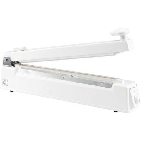 【商品詳細】●ポリ袋などの軽包装が手軽にできる、卓上の瞬間通電式シーラーです。●高性能ヒーターとトランスを搭載しており様々な素材に対応しています。●ビニール袋（フィルム）の溶着●シール寸法(mm)幅×長さ：5×400●消費電力(W)：880...