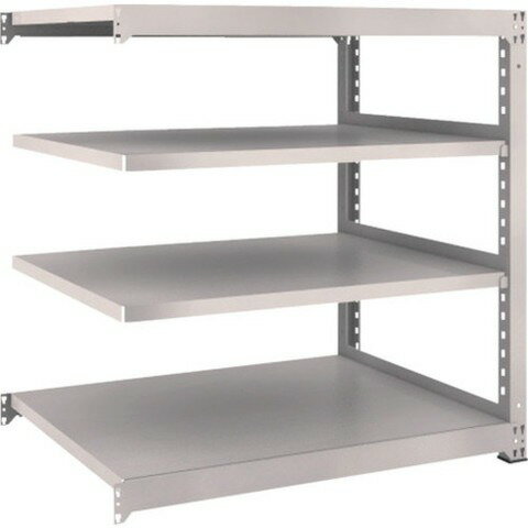 【商品詳細】●ボルトを1本も使用していないボルトレス構造で、分解・組み立て作業が簡単で、作業時間を大幅に短縮できます。●棚の段変更が、25mmピッチで、自由に調整、変更ができます。●高さ、奥行が同じであれば、増結することができます。また、支...