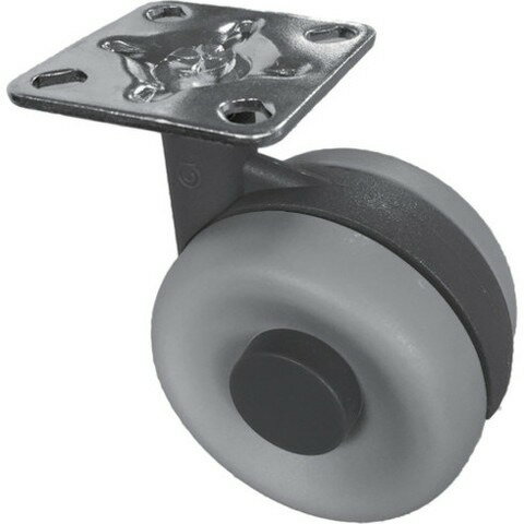 【商品詳細】●全体的に丸みを帯びた形状のデザイン性の高い双輪キャスターです。●小物、イス、木製クラフト、玩具のホイール用●許容荷重(daN)：35.3●許容荷重(kgf)：36●車輪径D(mm)：60●車輪幅(mm)：40●取付高H(mm)...