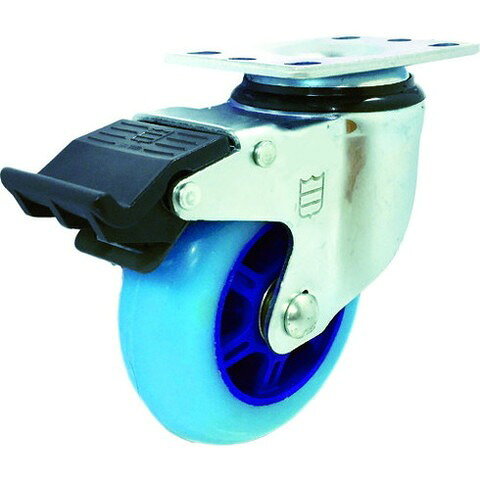【商品詳細】●高弾性ポリウレタンキャスター車輪の採用で、騒音値を減少させています。●優れた耐摩耗性を発揮しています。●精密ボールベアリング採用で優れた走行性能を発揮します。●静音運搬具、メディカルカートなど室内運搬具に使われます。●許容荷重...