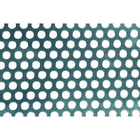 【商品詳細】●パンチングメタルとは、パンチングプレスの金型で孔を開けた加工をした板の名称です。●表面が平面であるため、耐摩耗等の耐久性が高く目が崩れることもありません。●※周囲フチ(孔無し部)の有無は不問となります。(一部切りっ放し状態)●...