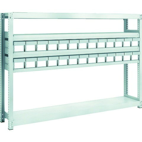 【商品詳細】●間口(mm)：1760●奥行(mm)：300●高さ(mm)：1200●有効間口(mm)：1716●タイプ：引き出し(小)26●色：ネオグレー●棚段数(段)：5●棚板調整ピッチ(mm)：25●均等積載量：200kg/段●最大積載...