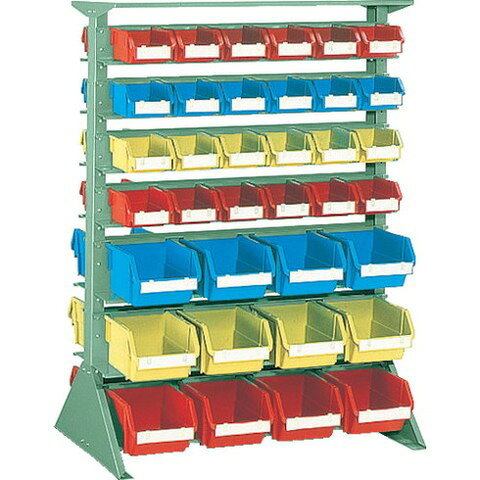 【商品詳細】●コンテナを利用して工具や部品の集中管理ができます。●コンテナの色は三色で、内容物の大きさ・種類により仕分けすることができます。●間口(mm)：904●奥行(mm)：624●高さ(mm)：1265●最大積載量(kg/台)：200...
