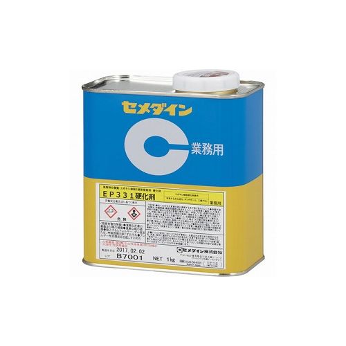 【商品スペック】■特長■用途■仕様・容量(kg)：1■仕様2・EP331硬化剤　1kg・液状・2022年5月生産分より製品ラベルのGHS表示改訂■材質／仕上■セット内容／付属品■注意【代引きについて】こちらの商品は、代引きでの出荷は受け付け...