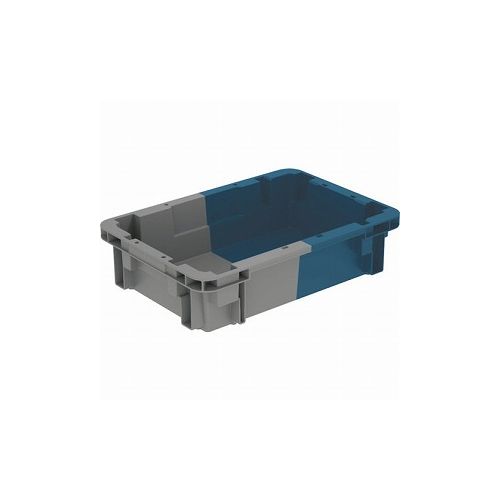 【商品スペック】■特長・同じ色どうしで重ねると中に物を入れたままスタッキングでき、色を交互に重ねるとネスティングできて省スペースです。・段積み時180°回転させ、色の方向を替えることにより、スタッキング、ネスティングが可能です。・ネスティン...