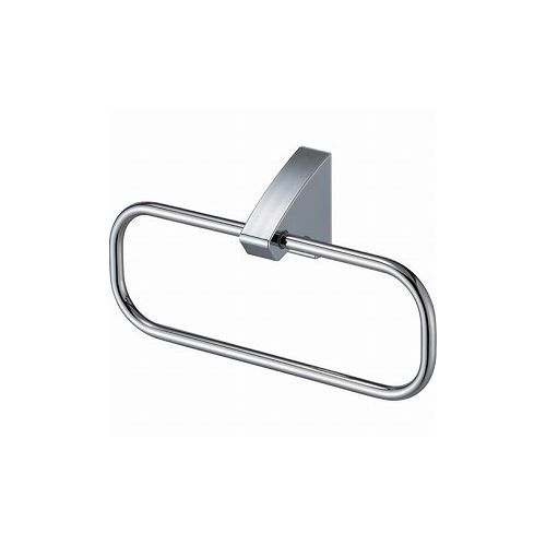 【商品スペック】■特長・ステンレスリングでシンプルなデザインです。・形状は横長です。■用途・タオル掛けとして。■仕様・幅(mm)：208・奥行(mm)：55・高さ(mm)：110■仕様2・リングの縦78mm、幅208mm、太さ8mmのビス止...