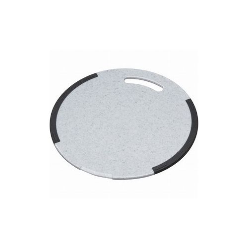 【商品スペック】■特長・SIAA抗菌加工で両面使えて、食器洗い乾燥機対応です。・丸型で面が広く使えます。・おこしやすく滑りにくいまな板です。■用途■仕様・色：石目調・幅(mm)：350・奥行(mm)：350・厚さ(mm)：8■仕様2・食品衛...