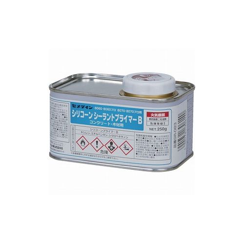 【商品スペック】■特長・シリコーンシーラント専用プライマーです。・8060プロ、8070プロ、8051Nの、モルタル・スレート・木材など多孔質面への接着性を改善します。■用途・8060プロ、8070プロ用・モルタル、木材へのプライマー・多孔...