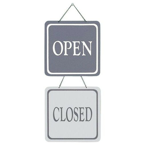 【商品スペック】特長●部屋名・用途等を表示します。用途仕様●表示内容：OPEN/CLOSED●縦(mm)：200●横(mm)：200●厚さ(mm)：3●色：グレー●タイプ：鎖付仕様2●鎖付き材質／仕上●アクリルセット内容／付属品注意【代引き...