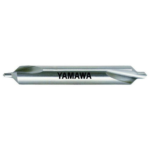 【商品スペック】特長●90°のセンタ穴加工用で、位置決めと面取りが同時に加工できる弱ねじれ溝A形センタ穴ドリルです。●溝のねじれが弱いため比較的硬めの材料に適しています。用途仕様●錐径(mm)：0.6●シャンク径(mm)：3.5●全長(mm...