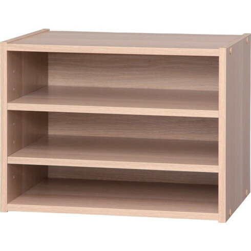 【商品スペック】特長●A4サイズが横置きでき、書類の整理に便利な棚付きのスタックボックスです。用途仕様●色：ナチュラル●最大積載量(kg/台)：28●均等積載量(kg/段)：4●外形寸法(mm)間口：400●外形寸法(mm)奥行：287●外...