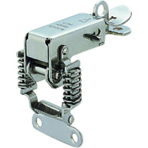 【商品スペック】特長●筐体のコーナーに取り付け、扉正面側から締め込み、解除操作ができます。●コーナーファスナーヒンジSTH-C64とセットで使用できます。●セーフティーロック付きで振動に強く、不意の解除を防ぎます。●南京錠や封印具シリーズと...