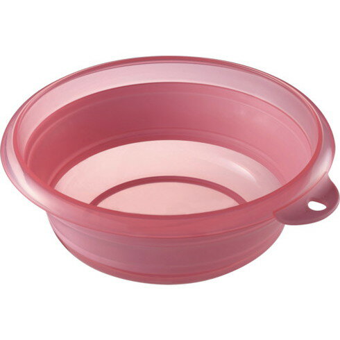 【商品スペック】特長●コンパクトにたたんで収納できます。用途仕様●容量(L)：2.5●間口(mm)：253●奥行(mm)：274●高さ(mm)：92●色：ピンク●タイプ：湯おけ仕様2●コンパクトにたたんで収納　容量：2.5リットル材質／仕上...