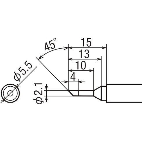 【商品スペック】特長用途仕様●こて先径(mm)：φ2仕様2●グット　替こて先2C型全周PX2／SVS用材質／仕上セット内容／付属品注意【代引きについて】こちらの商品は、代引きでの出荷は受け付けておりません。【送料について】北海道、沖縄、離島...
