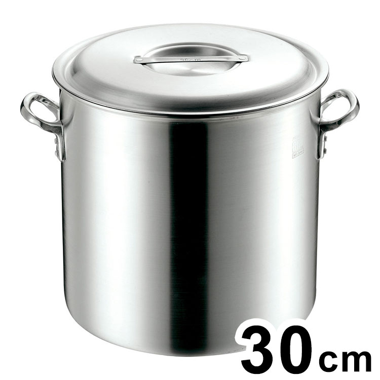 【商品説明】 ラッパ型で頑丈！厚口目盛付 【商品情報】 ■サイズ 内径300*H300mm底厚3.2mm満水容量：21.0L（1目盛：2.5L） ■材質 アルミ製 ■生産国 中国【送料について】北海道、沖縄、離島は送料を頂きます。LINK2...