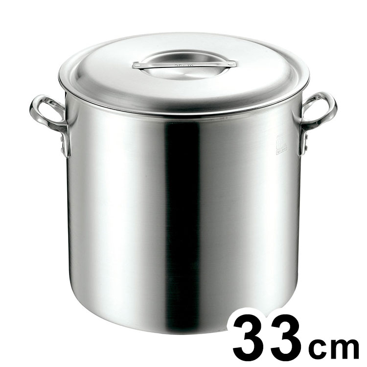 【商品説明】 ラッパ型で頑丈！厚口目盛付 【商品情報】 ■サイズ 内径330*H330mm底厚3.2mm満水容量：28.0L（1目盛：2.5L） ■材質 アルミ製 ■生産国 中国【送料について】北海道、沖縄、離島は送料を頂きます。LINK2...