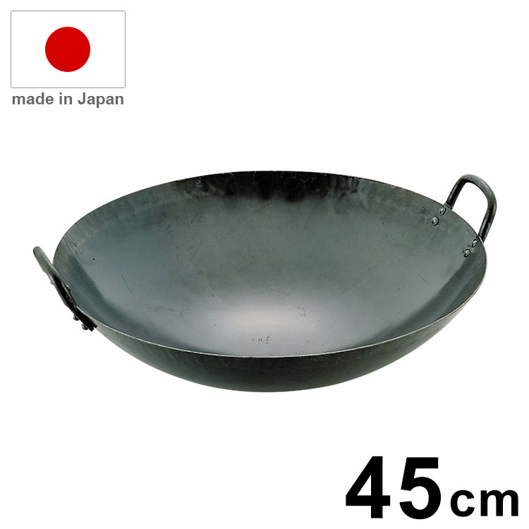 【商品説明】 打ち出しの鍋は、打ち出すこと（数千回叩いて作る）により、鉄の中にある空気を外に出し、酸化防止を含め強度がつくので、軽くて強い鍋ができます。 鉄の分子が細かくなり、熱の伝わりが良くなること、表面に細かい凹凸ができ油の乗りが良くな...