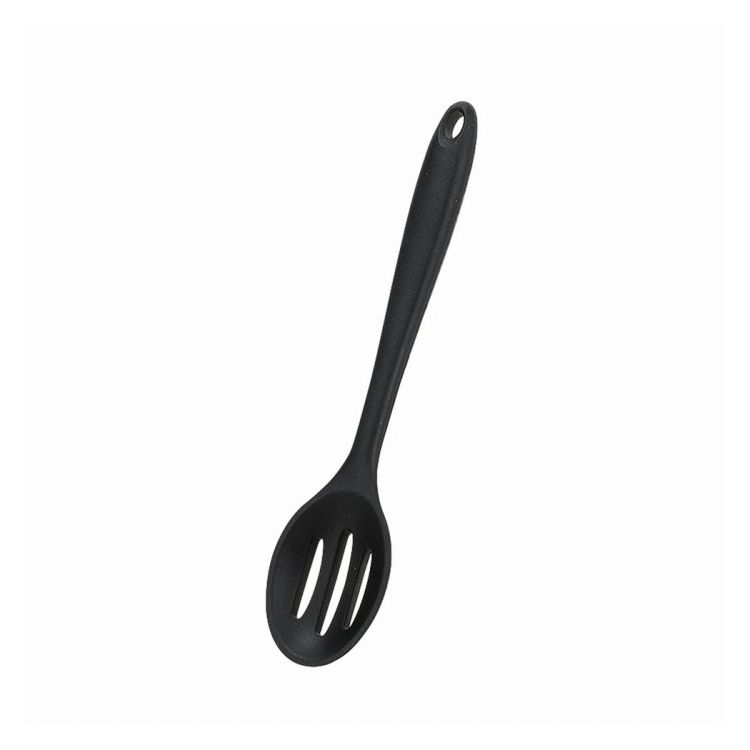 【商品情報】 ■材質 表面：シリコーンゴム（耐熱温度230度） 中芯：ナイロン（耐熱温度170度） ■生産国 中国【送料について】北海道、沖縄、離島は送料を頂きます。シリコーン穴あきスプーン穴あきスプーン 小穴あきスプーン 大