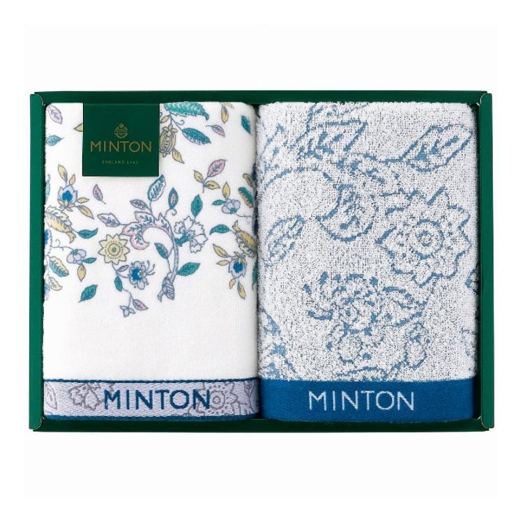 【商品詳細】1793年創業・英国ブランド「ミントン」各国の王室から愛されているイギリスの名窯ミントン。美しい色彩で描かれた華やかなタオルをお届けします。現品サイズ・内容:34×75cmフェイスタオル2枚・綿100％・［ベトナム製］製造国:ベ...