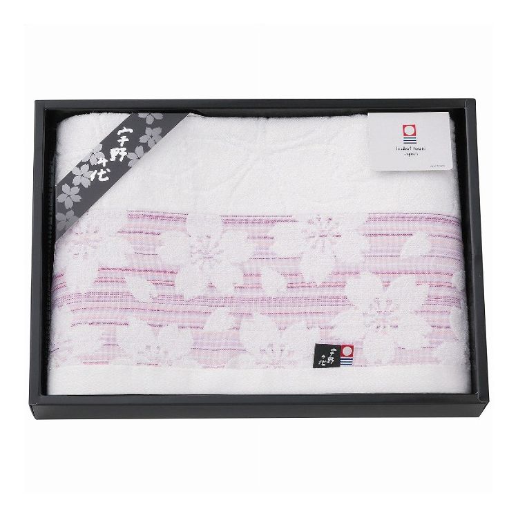 お肌にやさしいガーゼタイプの桜柄タオル。【商品区分】雑貨【商品内容】52×120cmバスタオル1枚・綿100％・［日本製］【メーカー名】apide【製造生産地】日本【注意事項】※メーカーの都合によりパッケージ、内容等が変更される場合がござい...