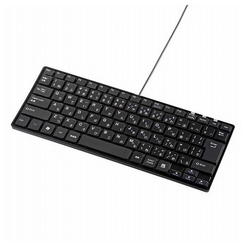【商品特長】●従来のパンタグラフキーボードと比較し、キータッチ音が約1/3(音響パワー換算)になった静音キーボードです。●深夜のパソコン作業や、公共施設などに最適です。●テンキーなしで、幅わずか293mmです。●サイズを極限まで小さくした超...