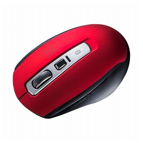 【商品特長】●手のひらにフィットするBluetoothブルーLEDマウスです。●BluetoothVer5.0規格に対応し、Bluetooth内蔵のパソコンにレシーバー無しで接続できます。●進むボタンより戻るボタンを大きくしており戻るボタン...