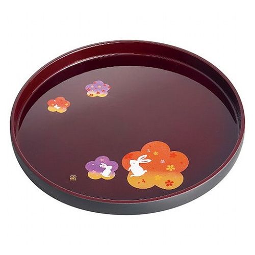 【商品特長】丁寧に塗りこんだ溜塗りに可愛らしいウサギの柄を現代蒔絵で仕上げています。【仕様】直径30cm高さ2.4cm・ユリア樹脂・[日本製]【代引きについて】こちらの商品は、代引きでの出荷は受け付けておりません。【送料について】北海道、沖...