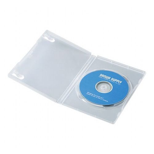 【商品特長】●一般的なセルDVDと同じ標準サイズ(厚さ14mm)の1枚収納DVDトールケースです。●100%バージンPP樹脂材を使用しており臭いが少なく耐久性も高い高品質なトールケースです。●手書き、またはインクジェット印刷ができる表紙イン...