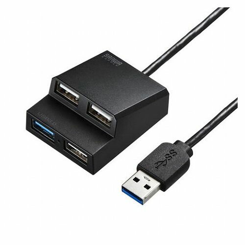 【商品特長】●USB3.2Gen1×1ポート、USB2.0×3ポートのコンボハブです。●ワイヤレスマウスのレシーバーなどUSB3.2Gen1が必要ない機器と併用するのに最適です。●USBUSB3.2Gen1ポートはスーパースピードモード(5...