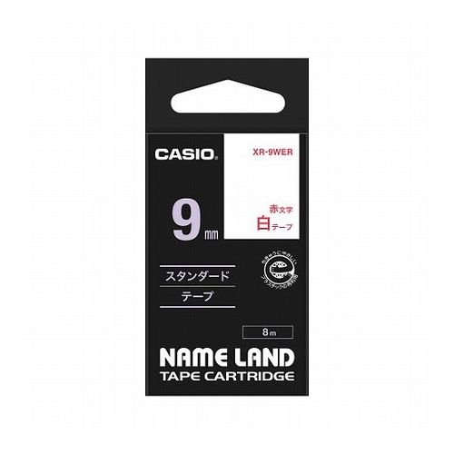 【商品説明】●白に赤文字●9mm【商品詳細】●テープ長さ:8m●保証期間:1年間●生産国:中国【特長】ネームランドテープ、9ミリ【配送について】こちらはメール便での発送となります。メール便でのお届はポストインです。下記の事項は対応できません...