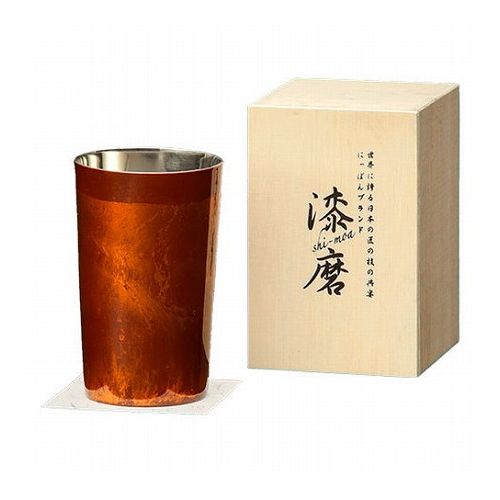 日本の有名産地の熟練された「職人の技」が、ビールや炭酸飲料の旨みを引き出します。燕三条の研磨技術で仕上げたステンレスのボディに伝統工芸・山中漆器の漆塗りを施したカップです。【商品説明】漆磨(シーマ)カップは、燕三条の研磨技術で仕上げたステン...