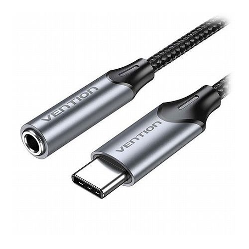 USB-C Male to 3.5MM イヤホンジャック 変換ケーブル DAC アダプター 1M Gray アルミニウム合金【商品説明】【ケーブルの長さは以下の長さを取り扱いしております】0.1m 1.0m【商品について】 インターフェース...