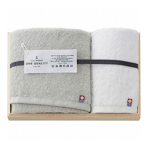 今治のONE QUALITY フェイスタオル&ウォッシュタオル【商品説明】フェイスタオル&ウォッシュタオルタオル,贈答,引き出物,お歳暮,お中元,ギフト,送りもの【商品詳細】メーカー品番 : Q-55250サイズ : フェイスタオル:34×...