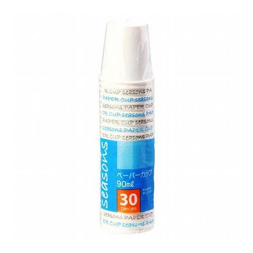 シーズンズ ペーパーカップ90ml 30個入○薬の服用や試飲用に適した90mlサイズです。容量(約) : 90ml素材 : バージンパルプ100%(内面PEコーティング)生産国 : 中国※本品は蛍光塗料を使用しておりません。【代引きについて...