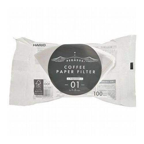 ペガサス コーヒーペーパーフィルター 1〜2杯用 100枚入○ペガサスドリッパー 01(1-2杯用)にお使いいただけるペーパーフィルター個装サイズ : 幅230×奥130×高さ35mm本体重量 : 78g素材 : パルプ生産国 : 日本【代...