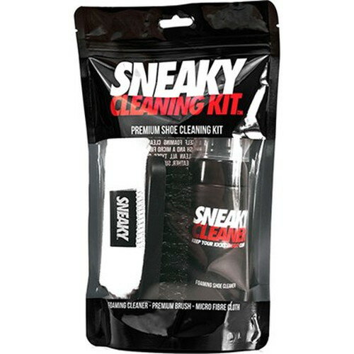 スニーキーのリーズナブルなキット。特長スニーキーのリーズナブルなキット。クリーナー、タオル、豚毛ブラシのセットです。仕様セット内容:クリーナー、タオル、豚毛ブラシ生産国:中国パッケージサイズ:160×250×75mmパッケージ重量:275g...
