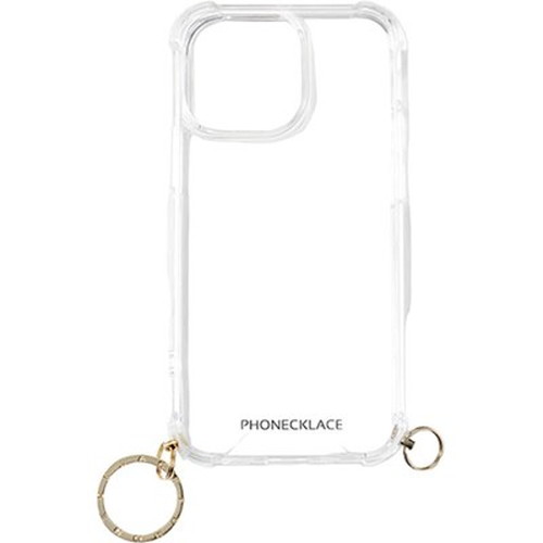 PHONECKLACE「ストラップ用リング付きクリアケース」はチャーム付きで、ストラップやキーチェーンなどの取り付けに適したiPhoneケースです。特長PHONECKLACE「ストラップ用リング付きクリアケース」はチャーム付きで、ストラップ...