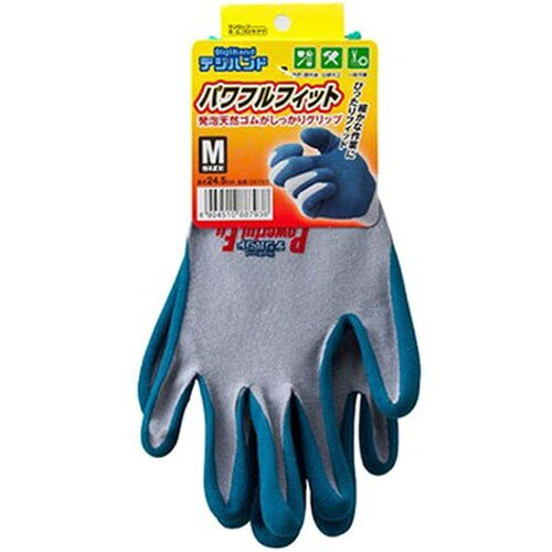 デジハンドパワフルフィットMグレー特長○柔らかな使用感塩化ビニール製に比べ丈夫で低温化でも硬くなりにくい天然ゴム製。○抜群のグリップ力手のひらに特殊すべり止め加工を施し、高いグリップ性能を実現。○さわやかな使用感背抜きタイプなので通気性に優...