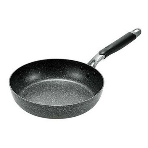 内面3層ハードコートでキズに強い!特長・本体は熱伝導の良いアルミ製で、熱がムラなく素早く伝わります。・内面はこげつきにくく、お手入れ簡単なふっ素コーティング加工。・内面3層ハードコートでキズに強く、金属ヘラも使えます。・耐摩耗性試験100万...