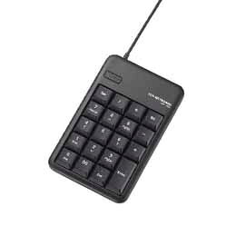 【特長】2ポートのUSB2.0ハブ機能を搭載し、マウスなどのUSB機器を2台まで接続できるテンキーボードです。Excelでの作業に便利な[Tab]キーと、数字の入力に便利な[00]キーを装備しています。大きなキーで入力効率が向上します。「N...