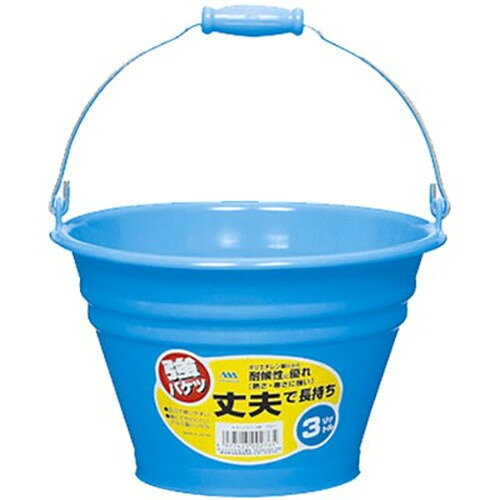 カラーバケツ3型BL特長○ポリエチレン製だから耐候性に優れ、丈夫で長持ち!○広口で使いやすい。○軽くてサビにくいアルミ製ハンドル。仕様商品サイズ(約):Φ230×H144mm容量:3L本体:PE(ポリエチレン)ハンドル:アルミ生産国:日本メ...