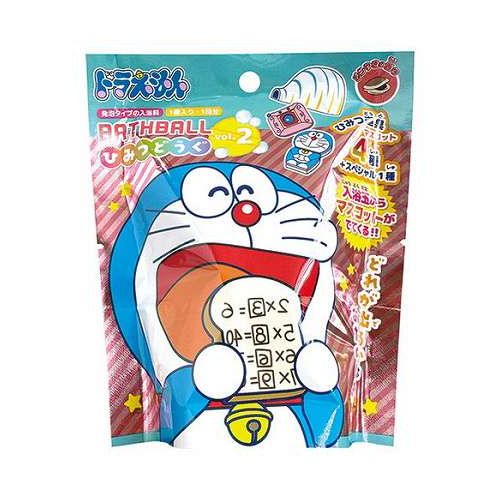 【商品詳細】大人気「ドラえもんバスボール ひみつどうぐver.」の第2弾が登場!第1弾にはなかった人気ひみつ道具が出てくるよ。第1弾とあわせて、ドラえもんのひみつ道具マスコットをたくさん集めよう!【仕様】・成分 : マスコット主材質…TPR...