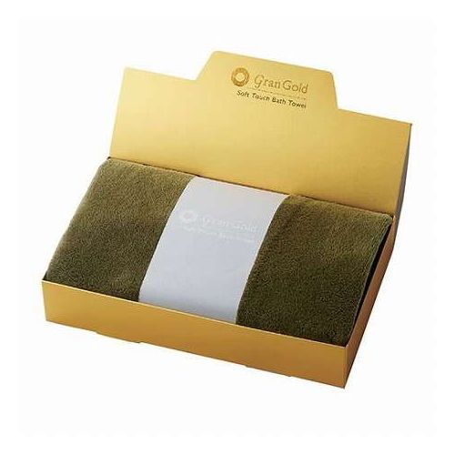 グランゴールド ソフトタッチバスタオルギフトにぴったり、煌めくゴールド箱入り。ふんわり心地よい肌触りのバスタオルギフト。サイズ : 500×1100mm材質 : ポリエステル・ナイロン生産国 : 中国箱サイズ : 51×261×165mm箱...