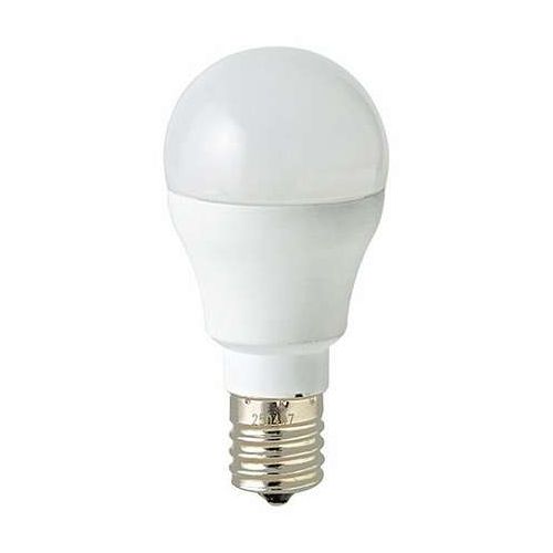 LED電球照明機器LED電球●口金:E17●定格電圧:AC100V●消費電力:3W●全光束:440lm●光原色:昼白色●色温度:5000K●配光角度:260度●演色評価数:Ra80●サイズ:外径38×全長78mm●重量:33g●材質:セラミ...