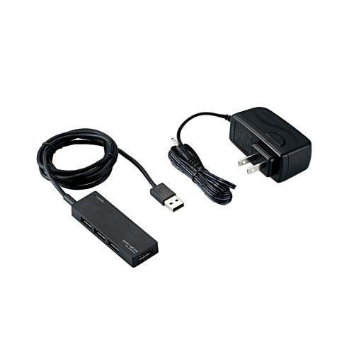 ●インターフェイス:USB2.0●コネクタ形状:パソコン側(アップストリームポート):USB Ax1/周辺機器側(ダウンストリームポート):USB Ax4●対応OS:Windows10、Windows 8.1、Windows 7、Windo...